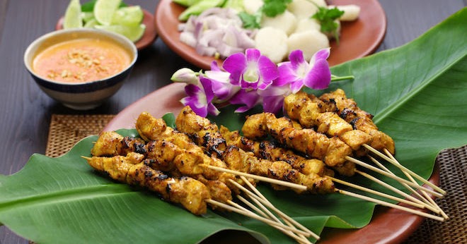 The History of the Tasty Satay Meat Skewers - Grapes & Grains