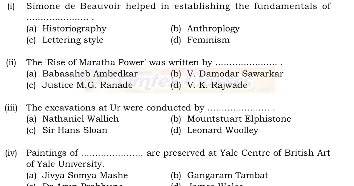 OMTEX CLASSES: SSC 10th Standard, History Important Choose the correct ...