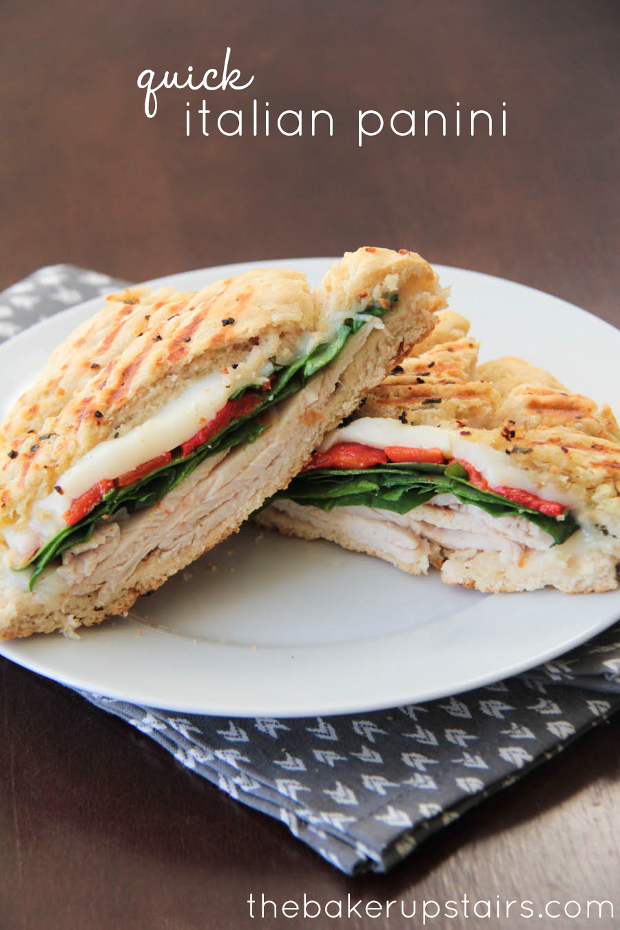 quick italian panini - The Baker Upstairs