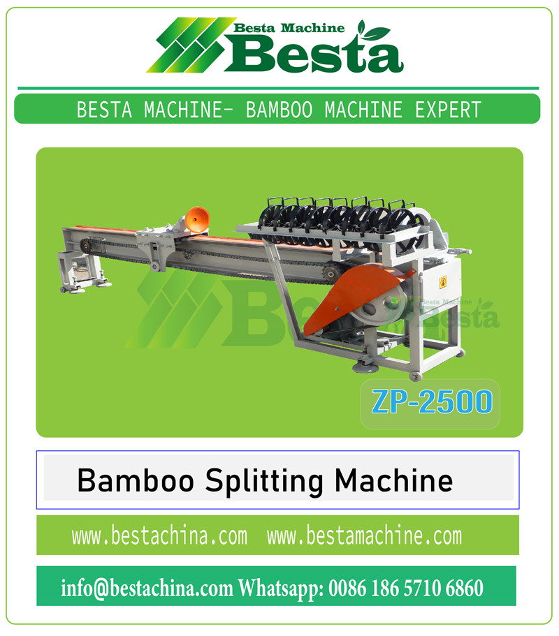 BAMBOO PROCESSING MACHINE: Bamboo Splitting Machine