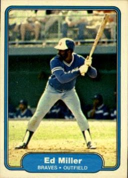 Atlanta Braves #100 Favorite Players from the 1970's: #104 EDDIE MILLER