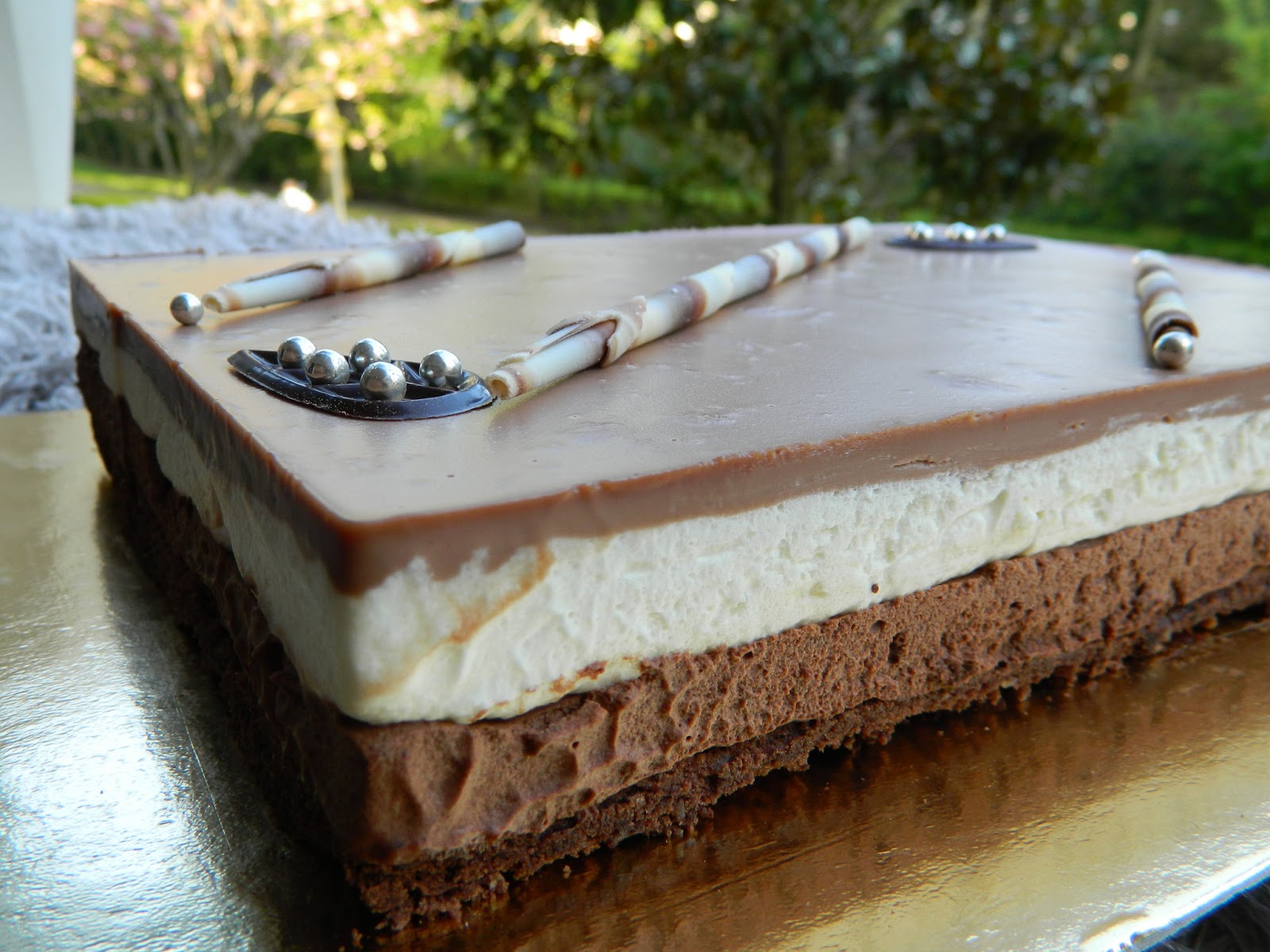 Le petit coin de cuisine de Yasmine: Entremet 3 chocolats