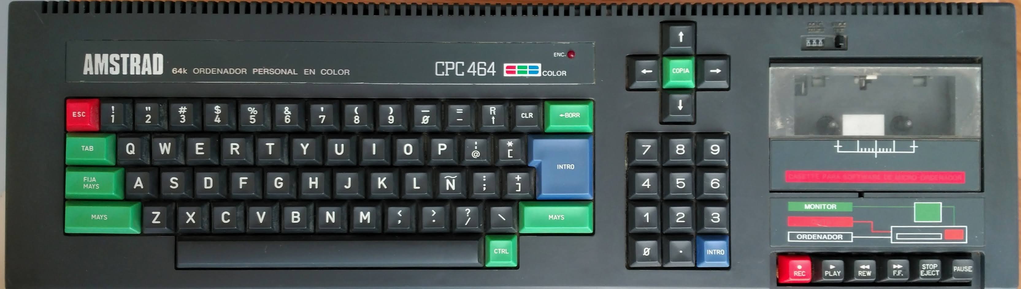 Retro Ordenadores Orty: Amstrad CPC 464 (64K Ordenador Personal en ...