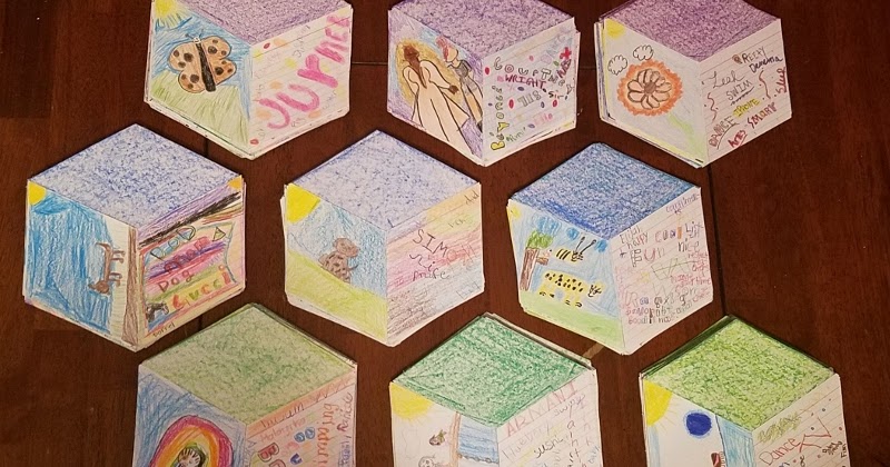 Mrs. Pearce's Art Room : Rhombus / Cube collaborative project