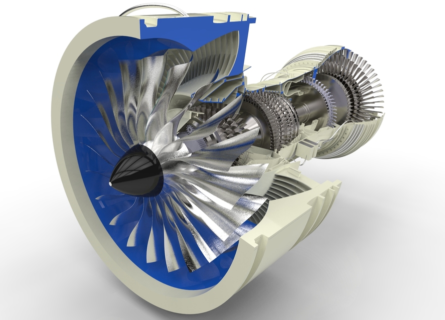 227. pratt and Whitney turbofan engine(pure power 1000G) || Free ...