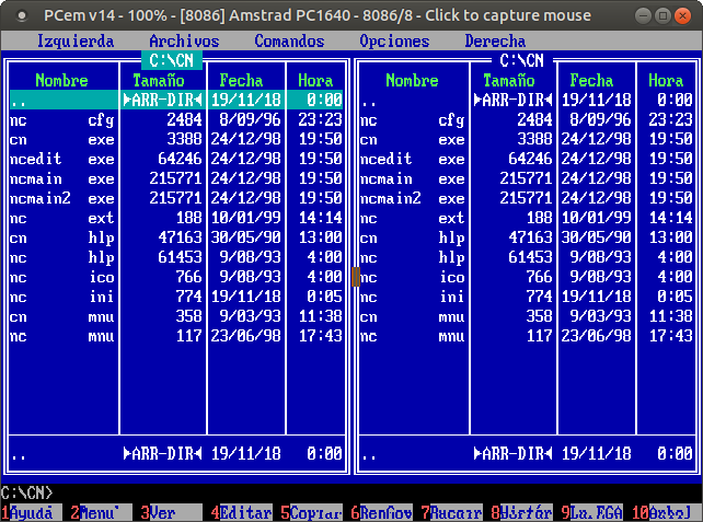 Selections of M.O.L (on English): PCem, old PCs emulator for GNU/Linux