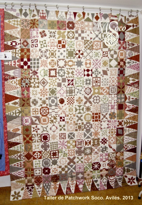 Patchwork Soco: Fotos V Exposición del Taller de Soco: Patchwork A MANO