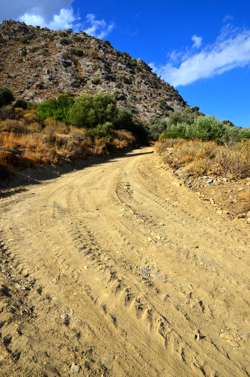 Crete Permaculture: Excavation - The Track