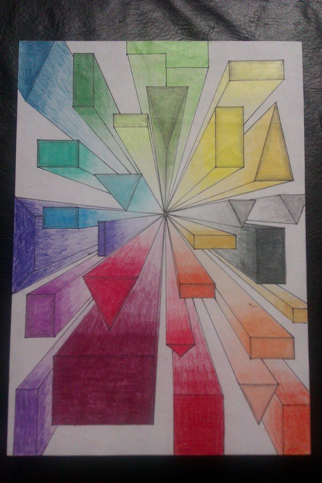 Clases de Artística. Prof. Riva: 2do ALMA - LINEAS OBLICUAS: Ilusión de ...