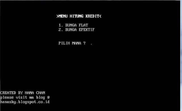 Program Cobol (Bunga Bank) ~ sky's blog