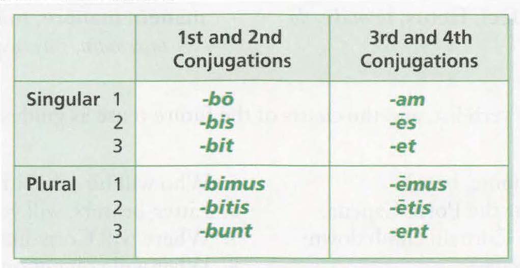 02Latin2019: 21 February Thursday, the Future tense