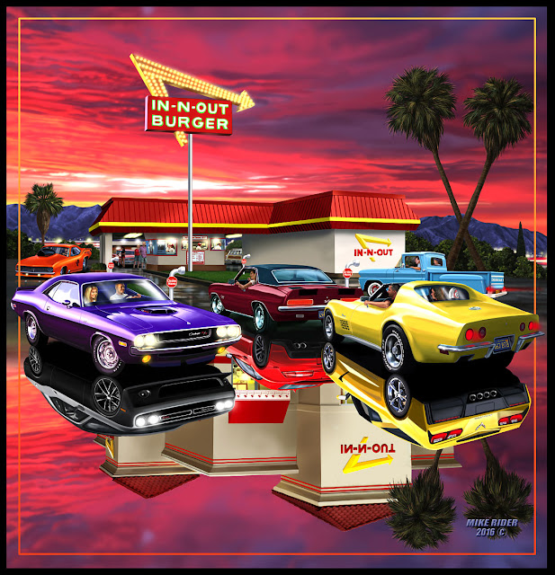 Mike Rider Illustration: 2016 In-N-Out T-Shirt Design