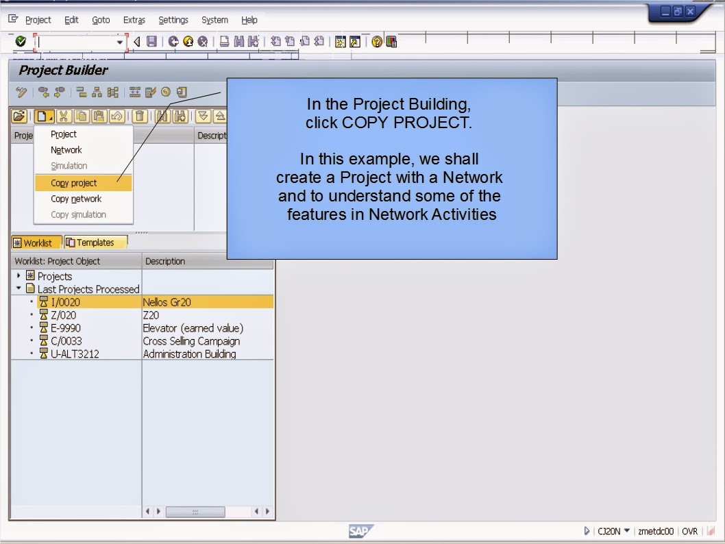 青蛙SAP分享 Froggy's SAP sharing: SAP Project System - Create Network ...
