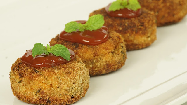 Chicken Cutlet Recipe / Chicken Patties | Steffi's Recipes