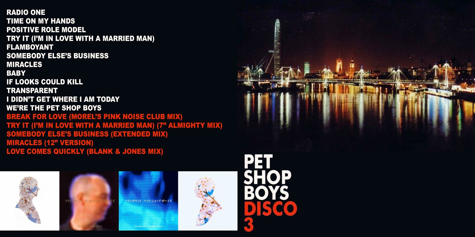 All the Air In My Lungs: PSB - Disco 3 - 2002