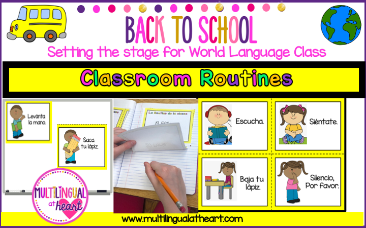 Back to School in World Language Class | Multilingual at Heart