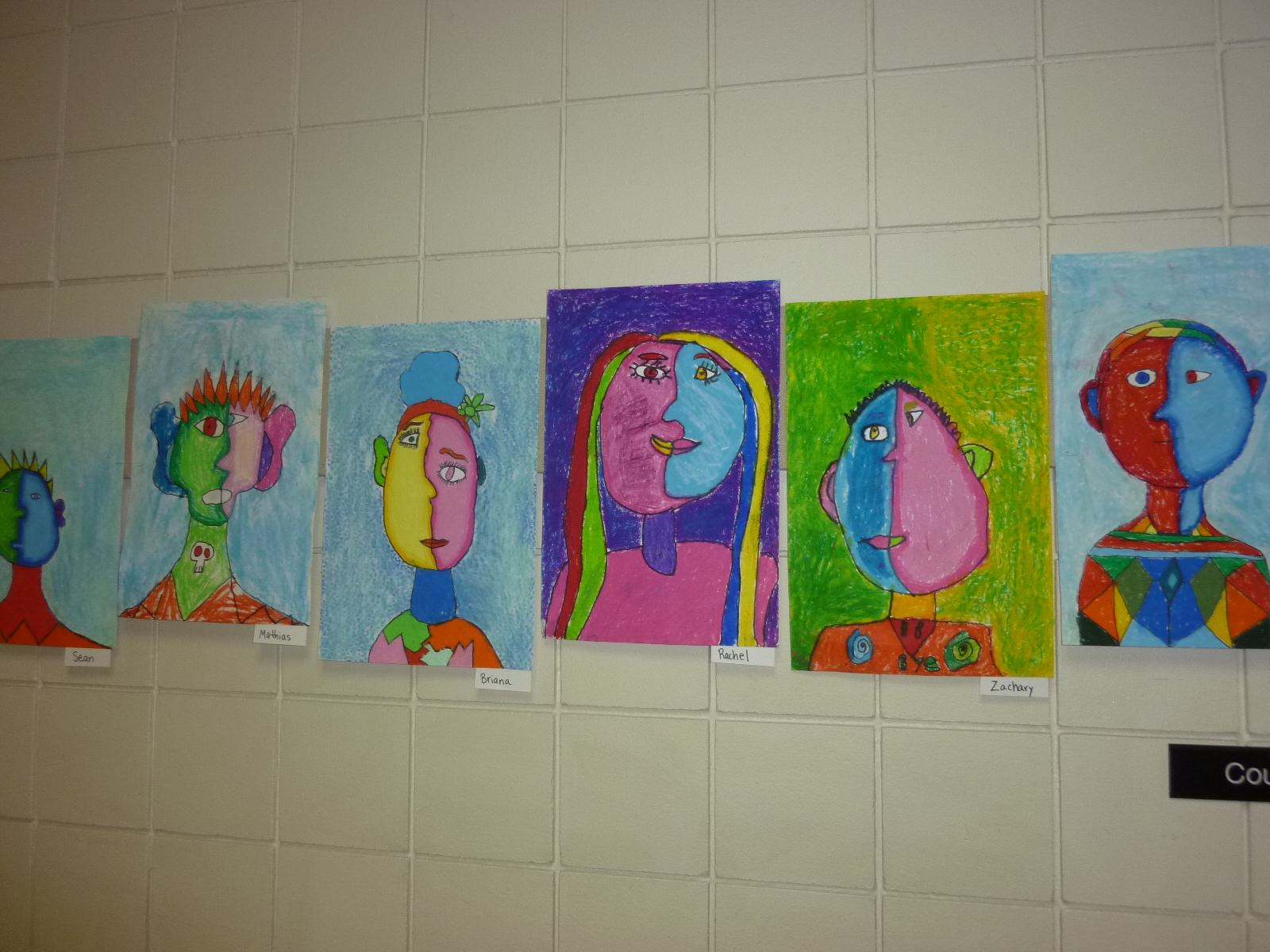 Mrs. Werner's Art Room: 3rd Grade Picasso Self-Portraits