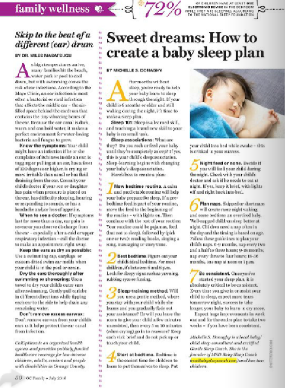 Sweet dreams: How to create a baby sleep plan