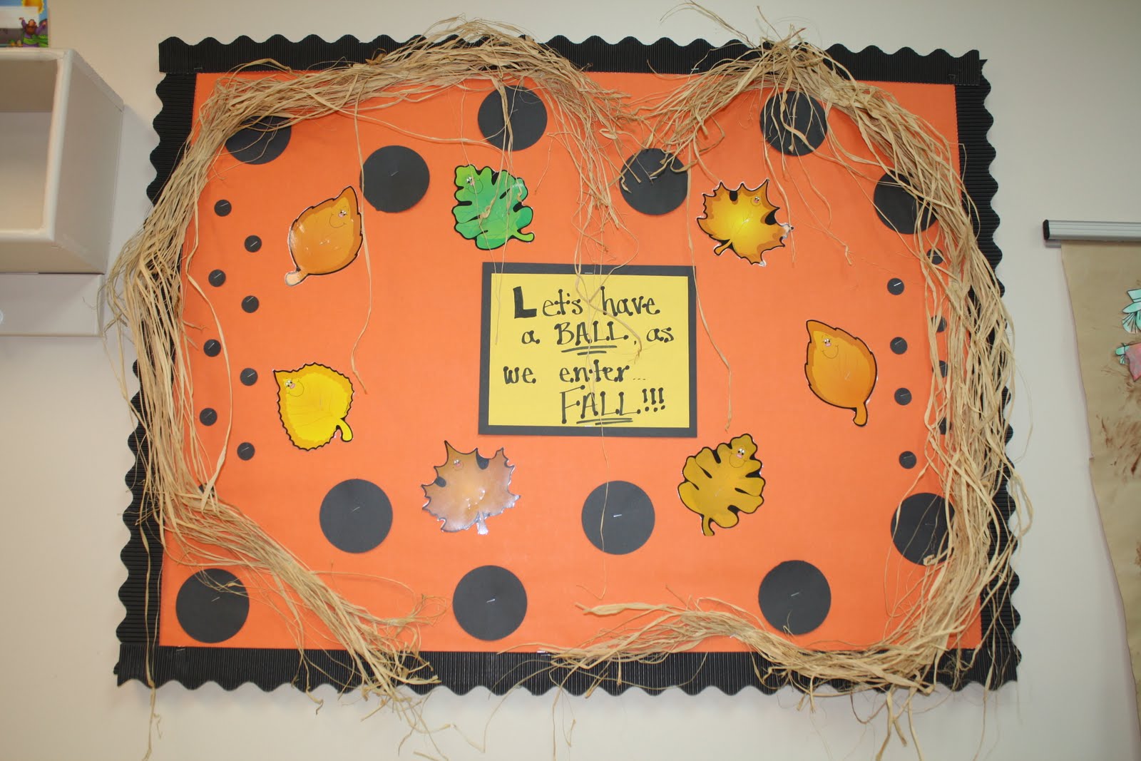 A walk in my shoes...: Fall Bulletin Board Idea