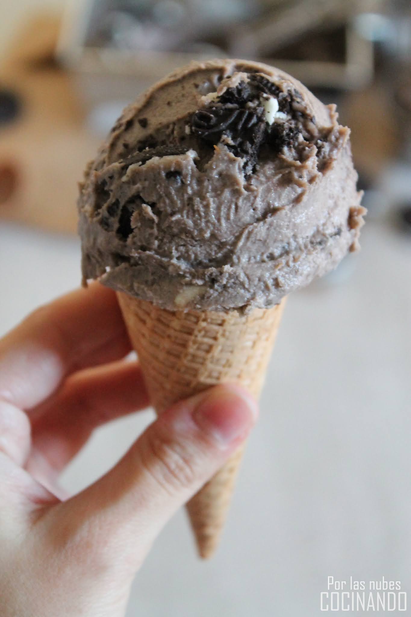 Por las nubes cocinando: Helado de galletas Oreo