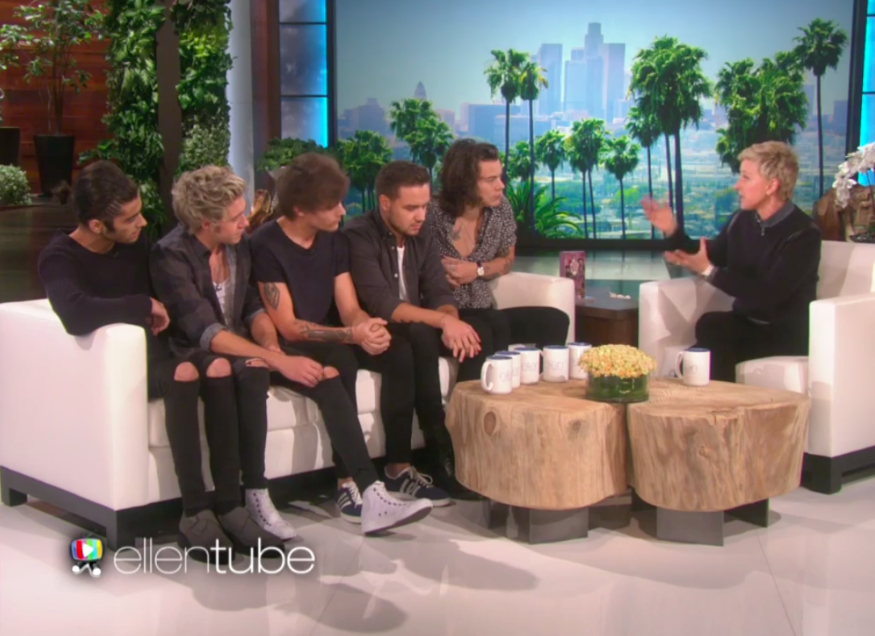 Viciadas por One Direction: One Direction no Programa da Ellen Degeneres