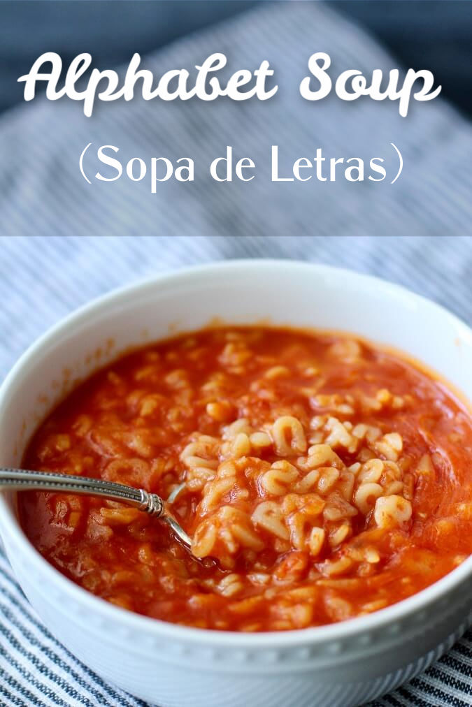 Alphabet Soup (Sopa de Letras) | Karen's Kitchen Stories