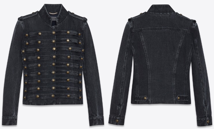 Denim Jacket with Officer Tabs | Fashion Blog by Apparel Search