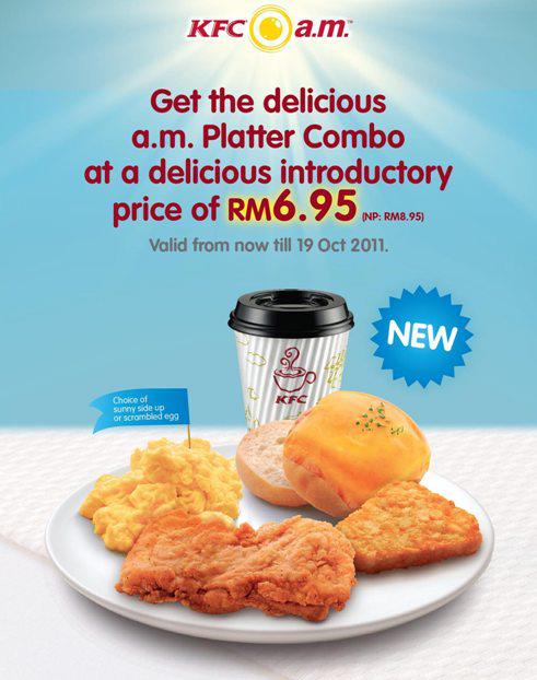 Food Street: KFC A.M Platter Combo