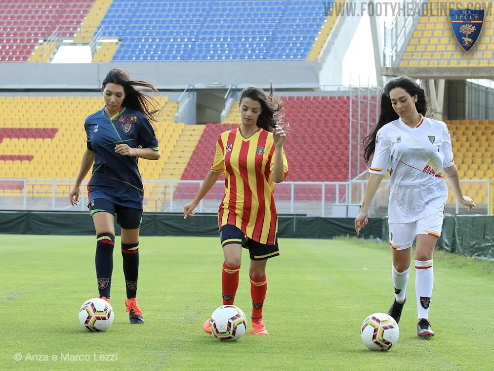 US Lecce 21-22 Home, Away & Third Kits Released - Footy Headlines