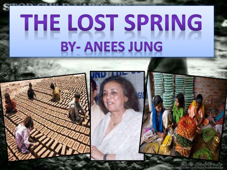 The Lost Spring By Anees Jung | The Study Hacks