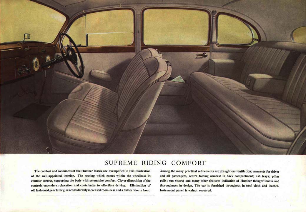 .: 1948. Humber Hawk. brochure (English)