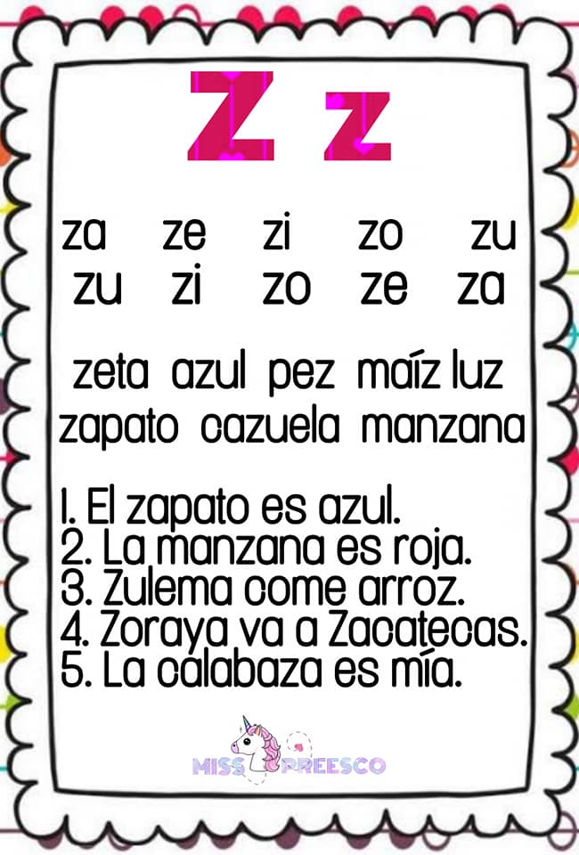 Lecturas de sílabas, palabras y oraciones | Materiales Educativos para ...