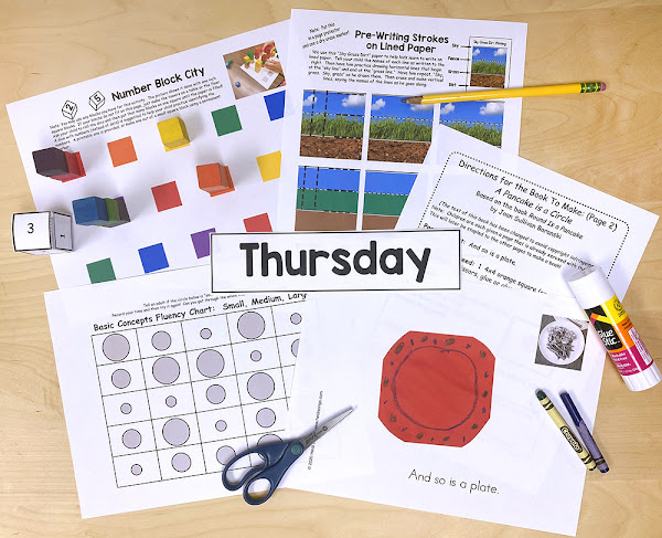 Fall WEEK 2 - TK Distance Learning Packet! (NO PREP PRINTABLES!)