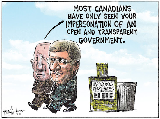 LeDaro: Stephen Harper: Open and Transparent Government