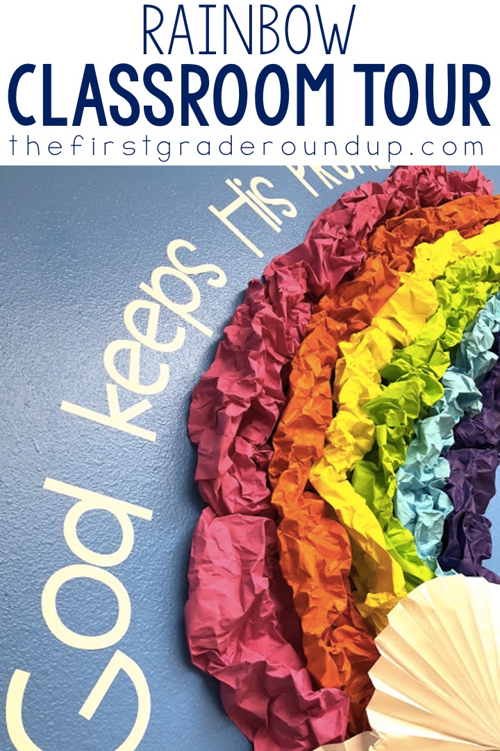 Catchy Preschool Rainbow Classroom Theme & Decor - The First Grade Roundup