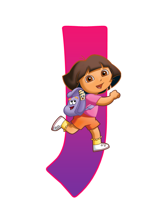Kits imprimibles gratis : Abecedario Dora La Exploradora