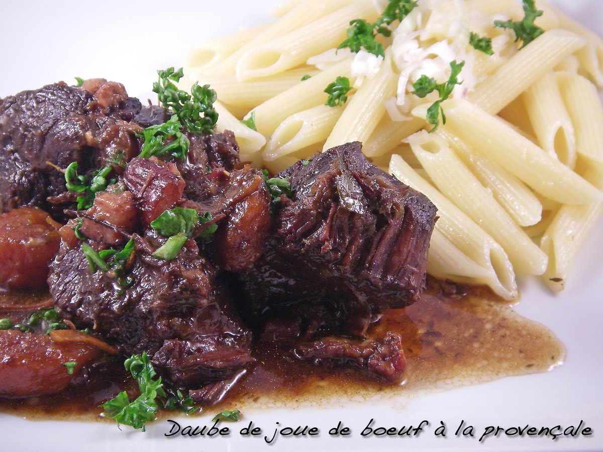 Daube de joue de boeuf à la provencale