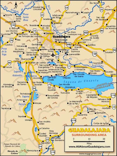 Four Excellent Maps of Guadalajara, Mexico