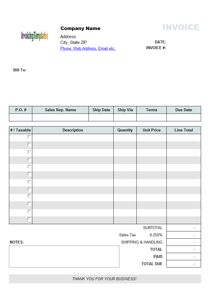 French Invoice Template - Invoice Template