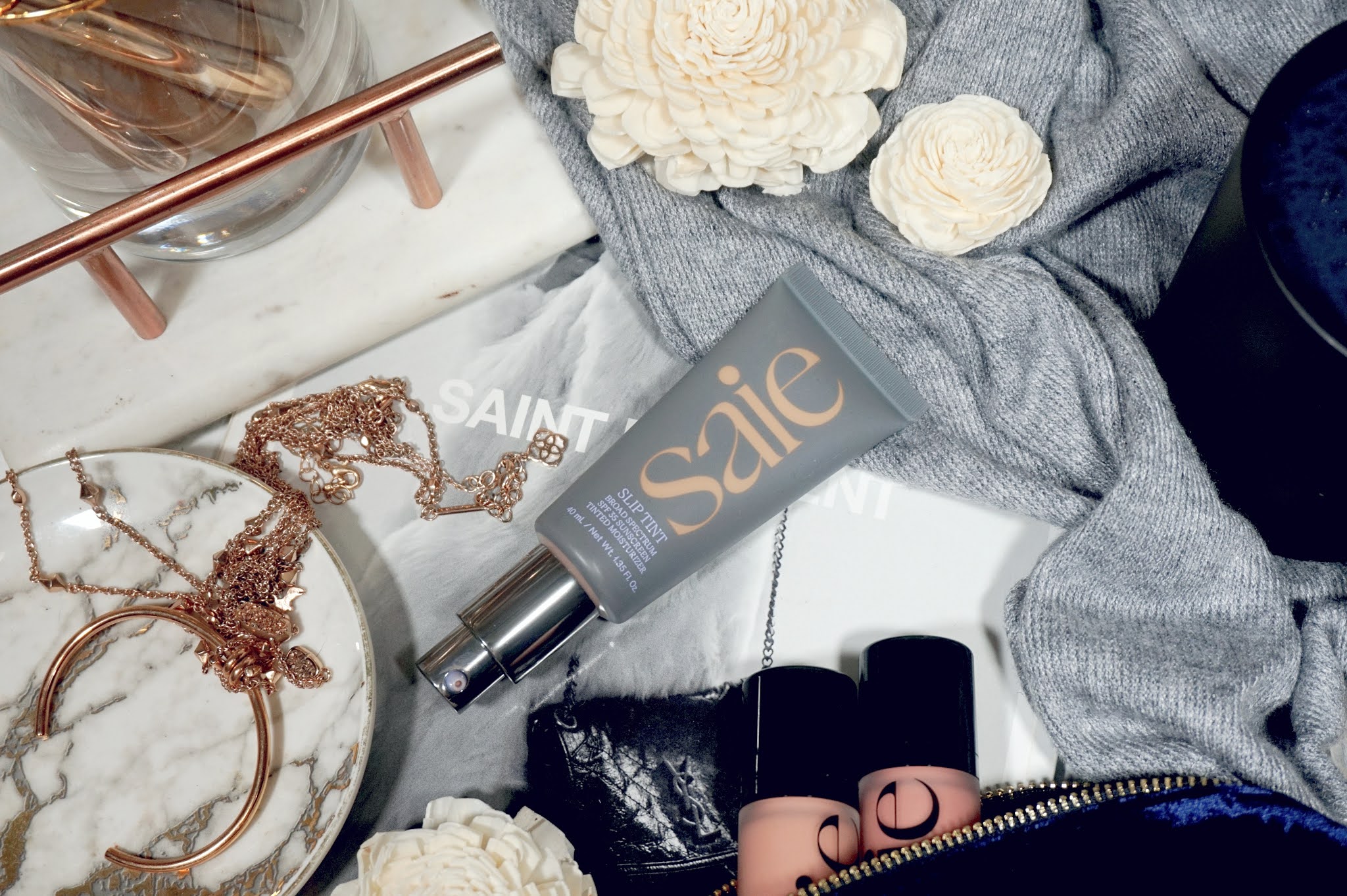 | Review | Saie Slip Tint Dewy Tinted Moisturizer SPF 35 Sunscreen ...