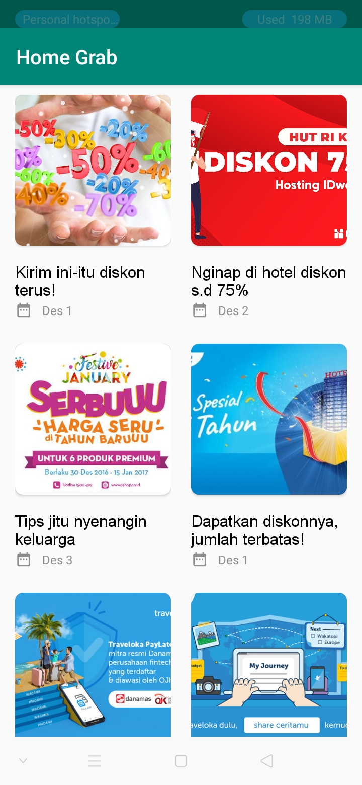 Membuat Tampilan Home Seperti Grab ~ Coding Rakitan Inspirasi Coding