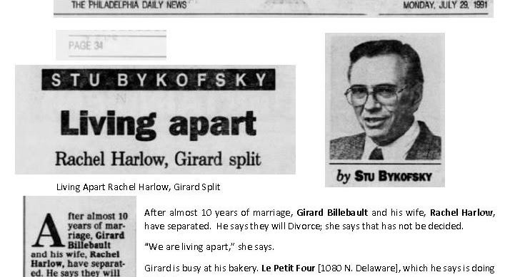 Jeannette's take on life: LIVING APART RACHEL S. HARLOW AKA RICHARD ...