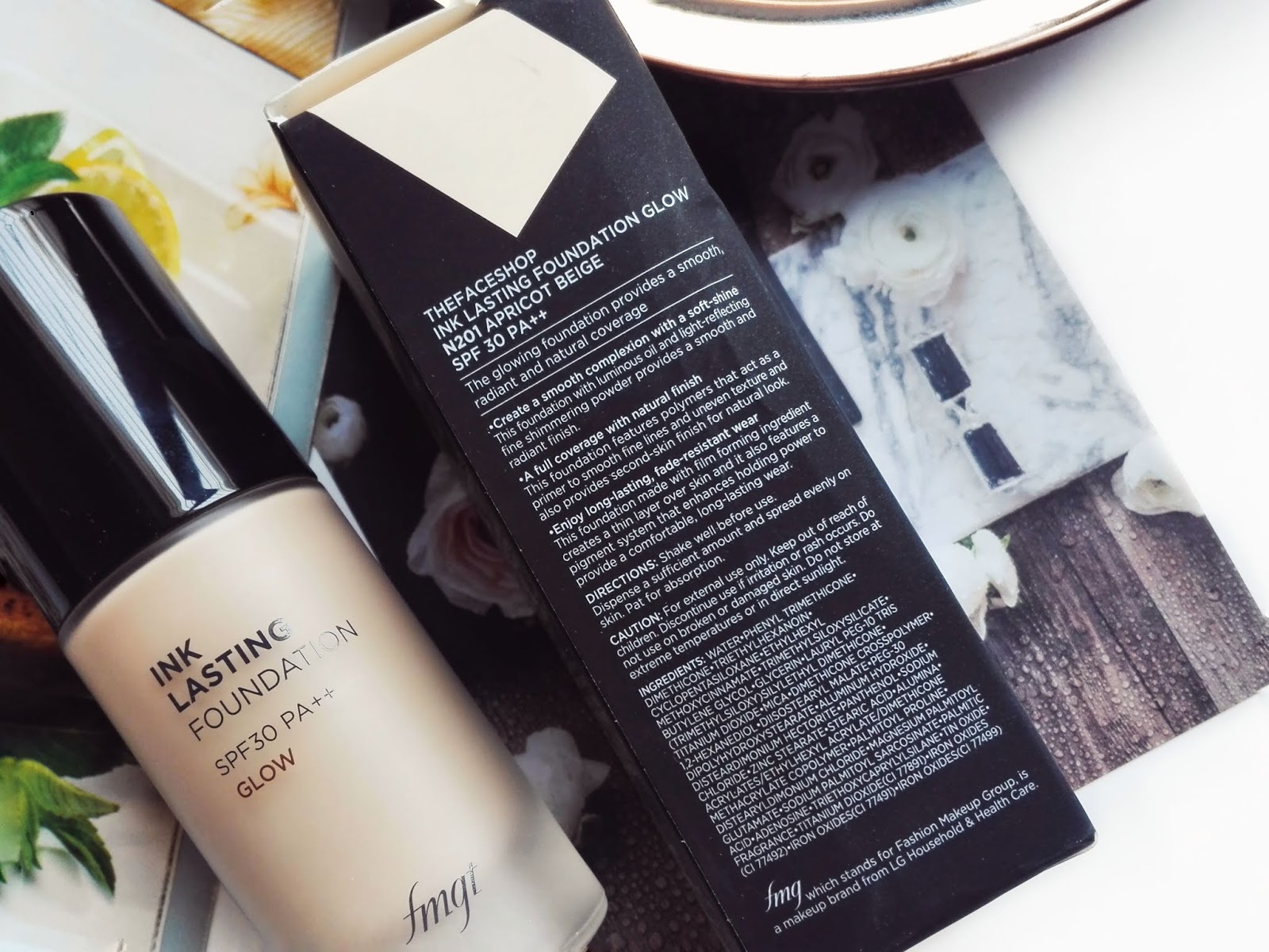 [Review] The FACE Shop Ink Lasting Foundation Glow | Beauty & Dewdrop Blog