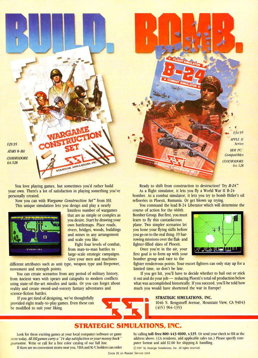 Vault 1541: Gaming Ads: Strategic Simulations