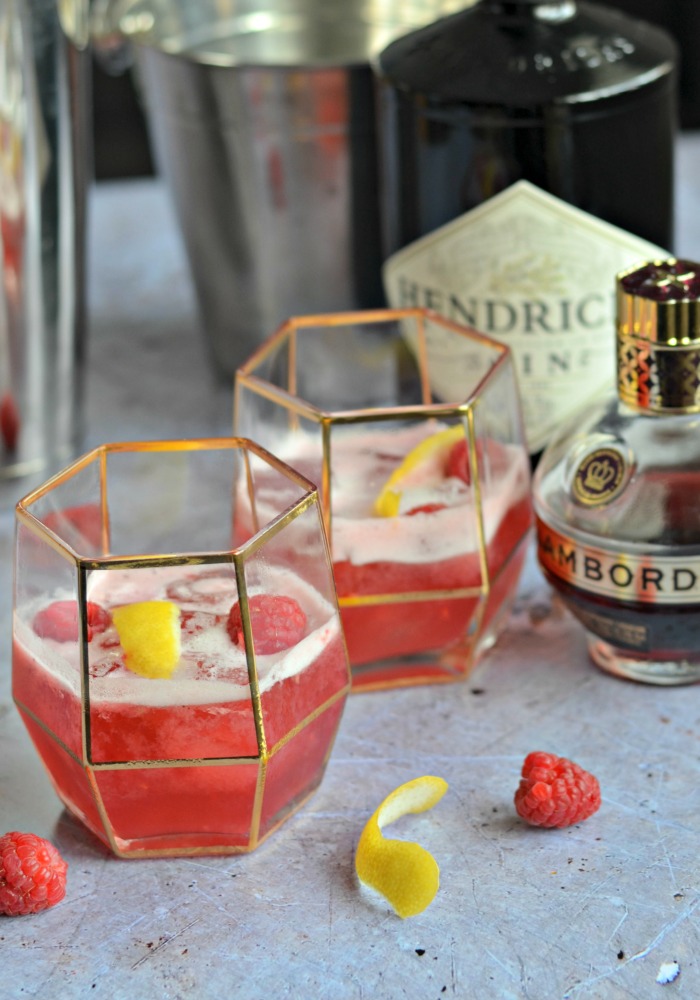 The Crazy Kitchen: Raspberry Chambord and Gin Sour