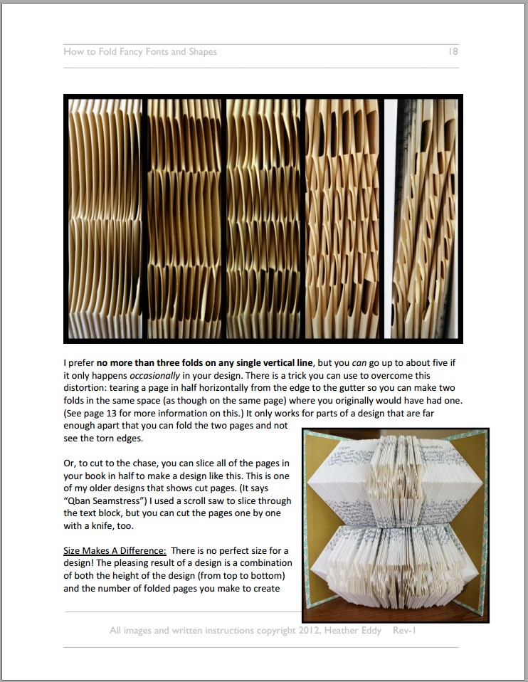 How to Fold Fonts and Shapes (Fancy Fonts)