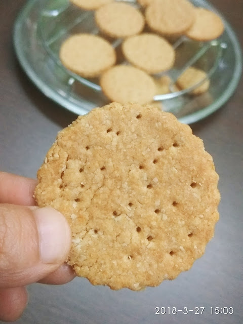 Whole Wheat Marie Biscuit: Sugarless Cookie Recipe