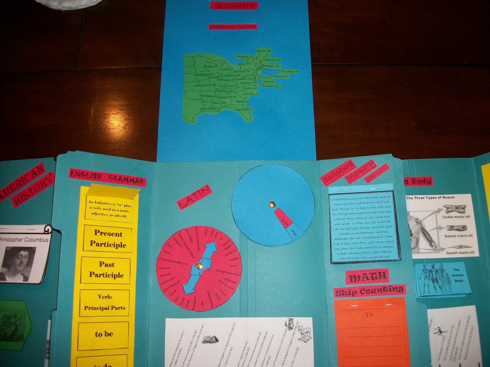 Enjoying These Simple Pleasures: First Lapbook!!