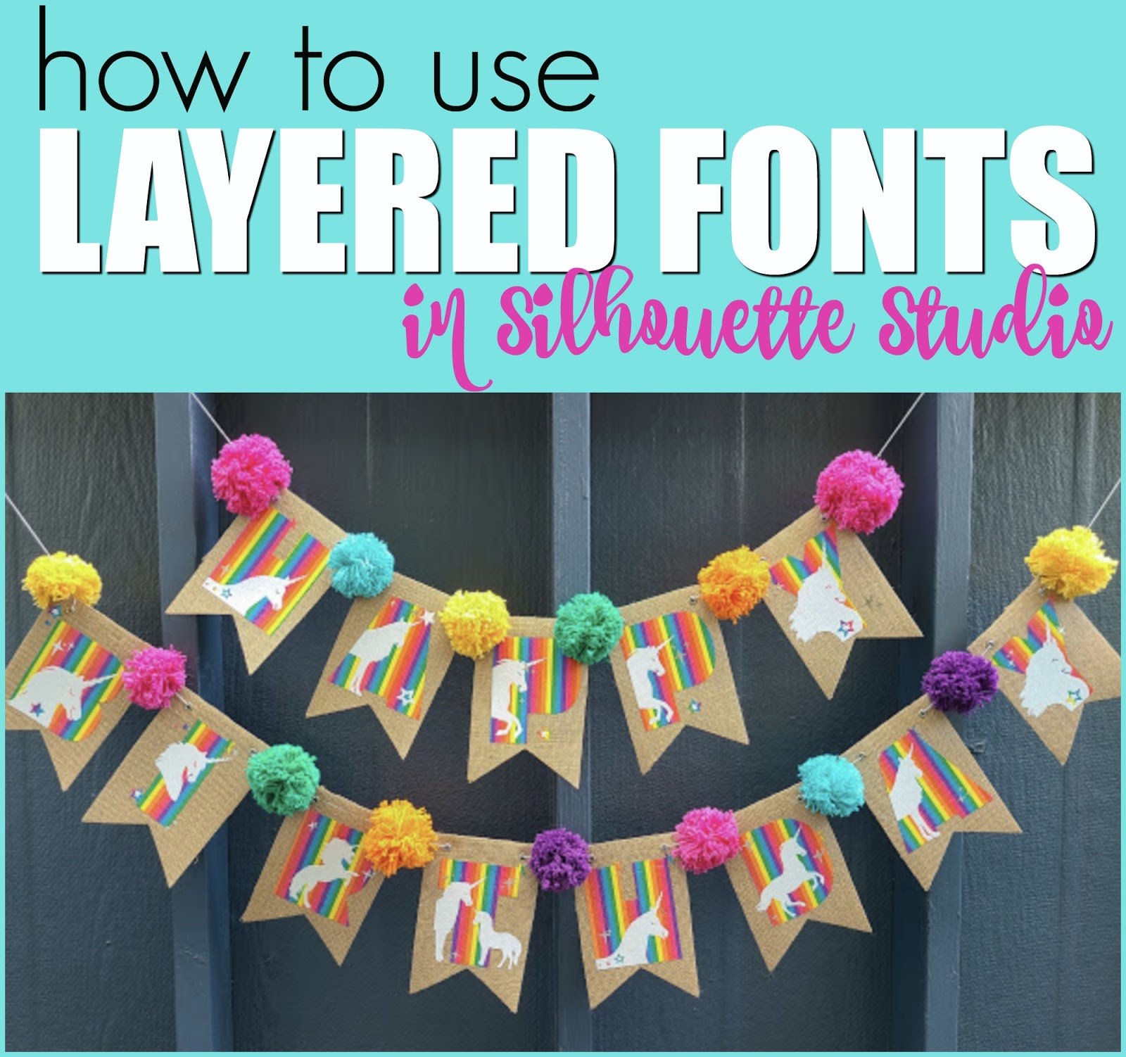 How to Use Layered Fonts in Silhouette Studio - Silhouette School