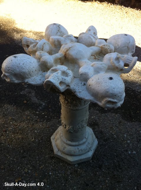 Limestone Skull Table